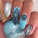 The Best Ideas for Turquoise Western Nail Designs
